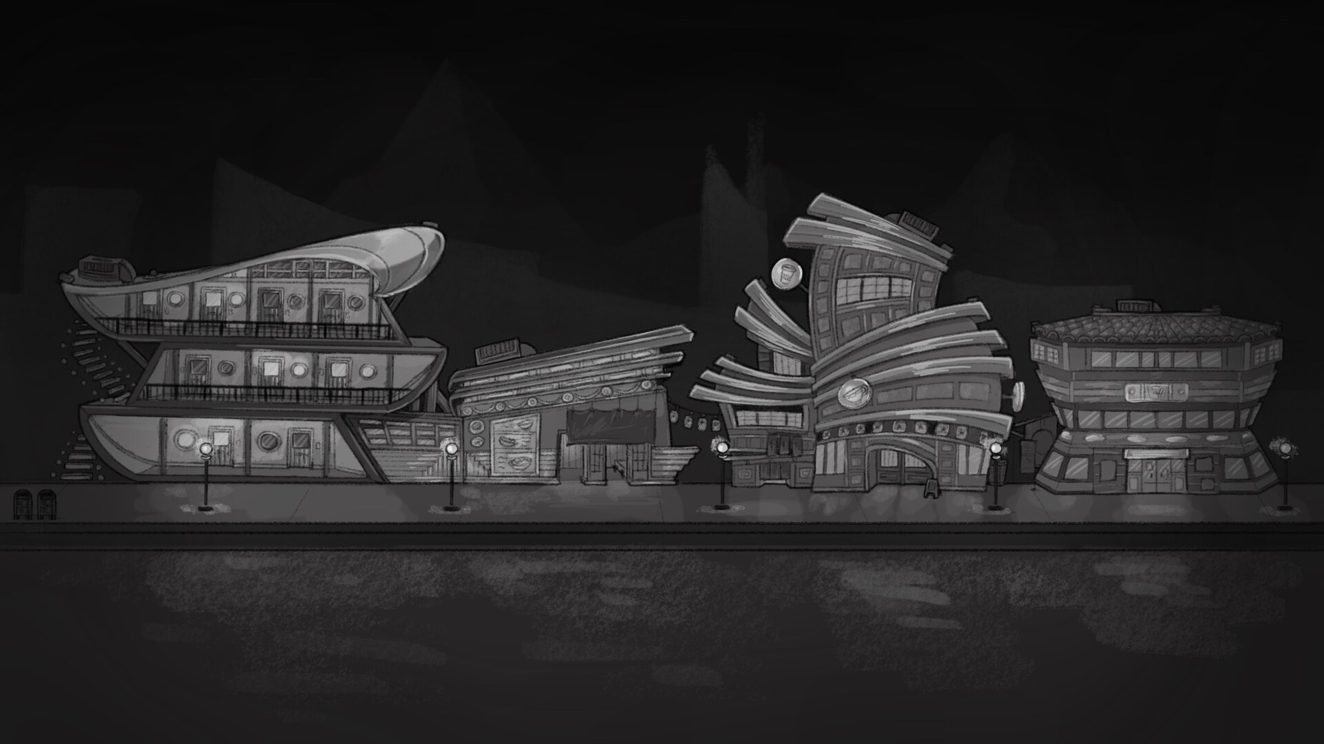 Kim Sullivan - Futuristic Street/Buildings Design