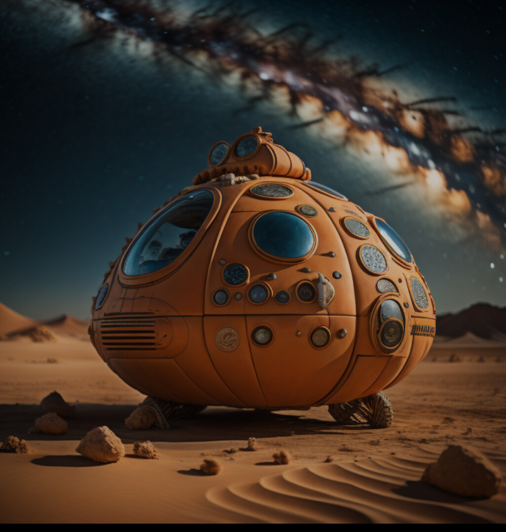 ArtStation - Orange Bread spaceship