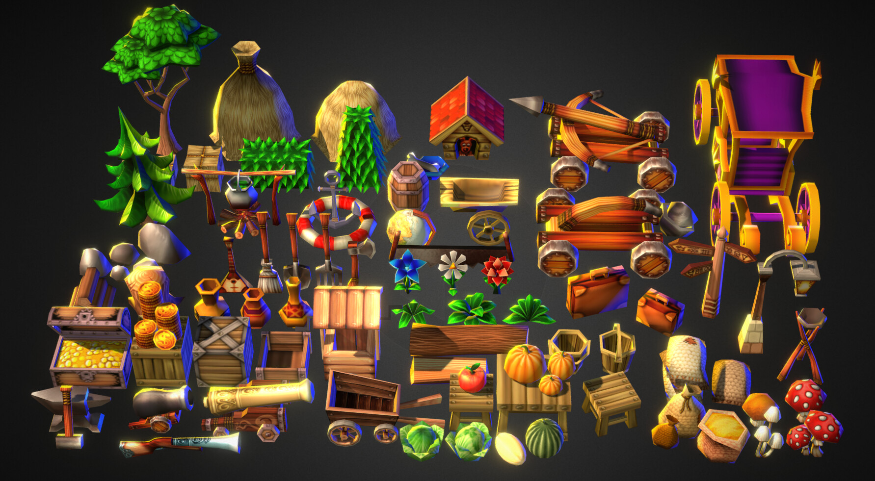 ArtStation - Low-Poly Models