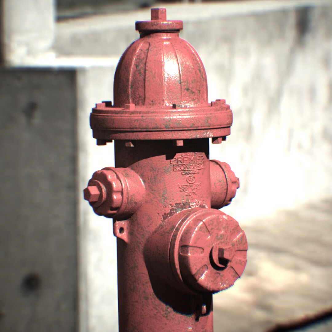 ArtStation - Hydrant 3d model