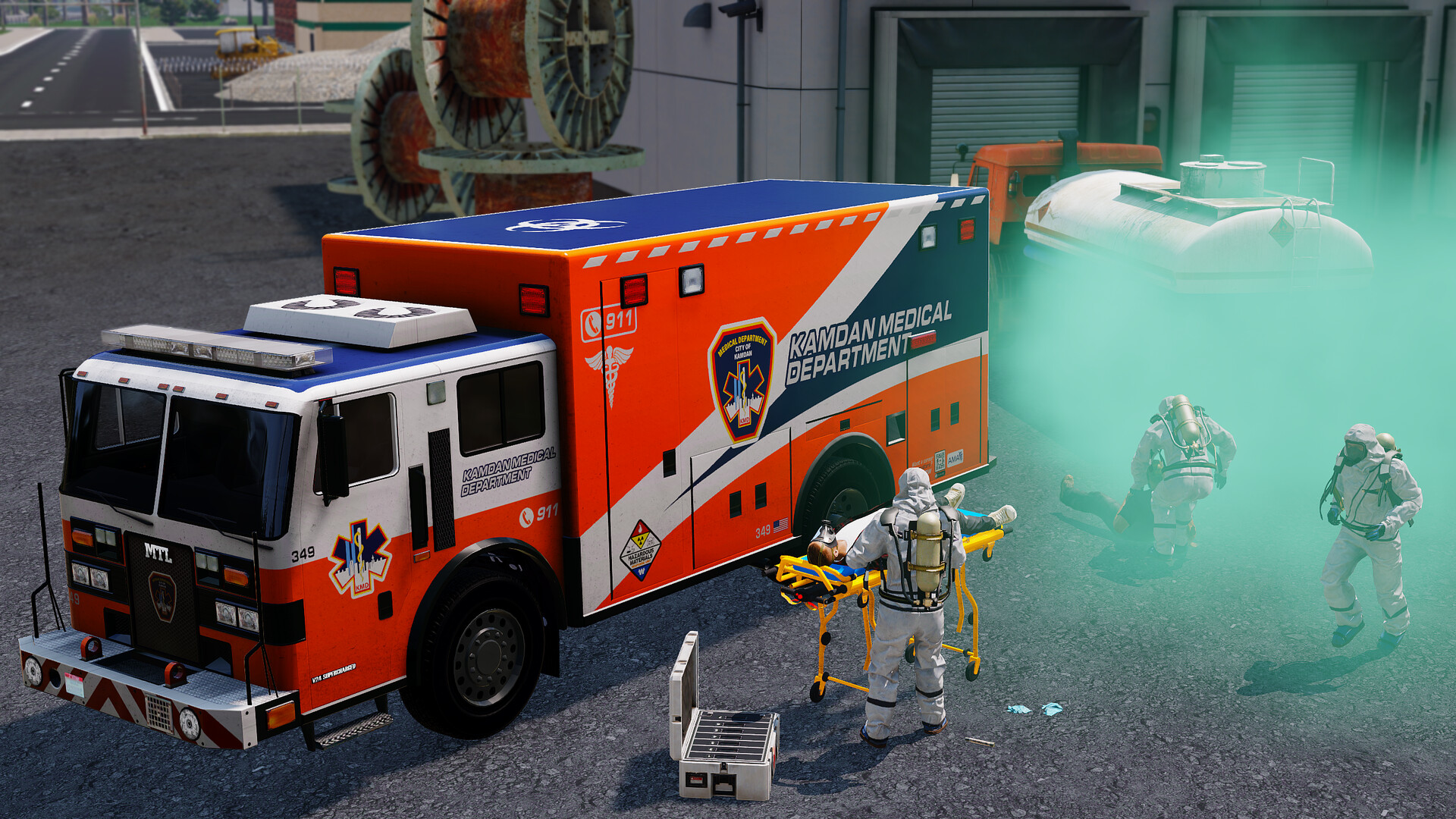 ArtStation - Arma 3 - ANZUS KMD Liveries: MTL Fire Hazmat Truck