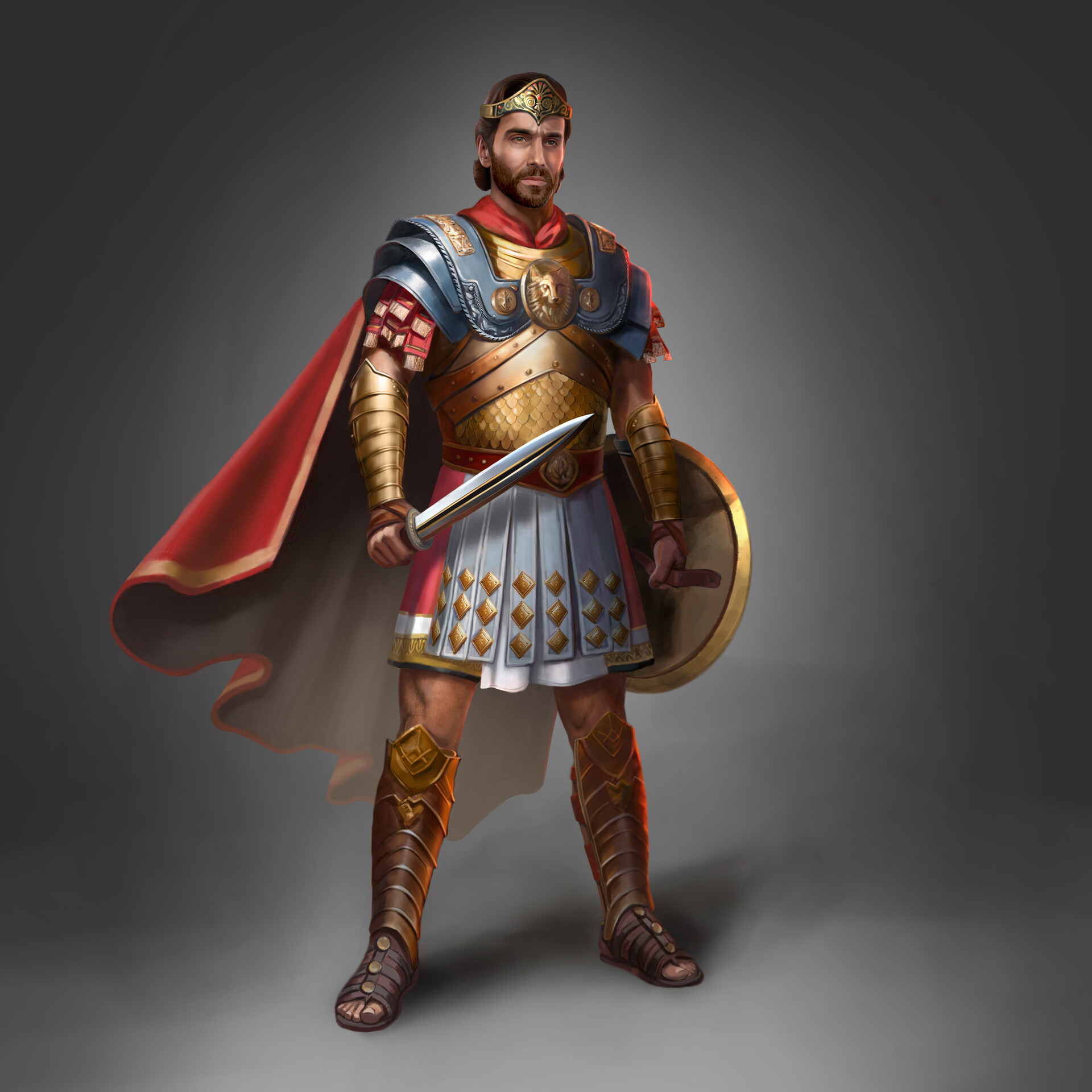 ArtStation - Warrior, Ancient Rome