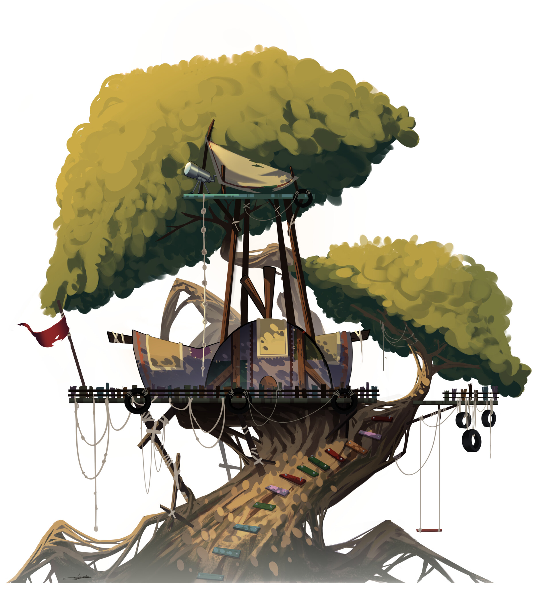 ArtStation - Tree house