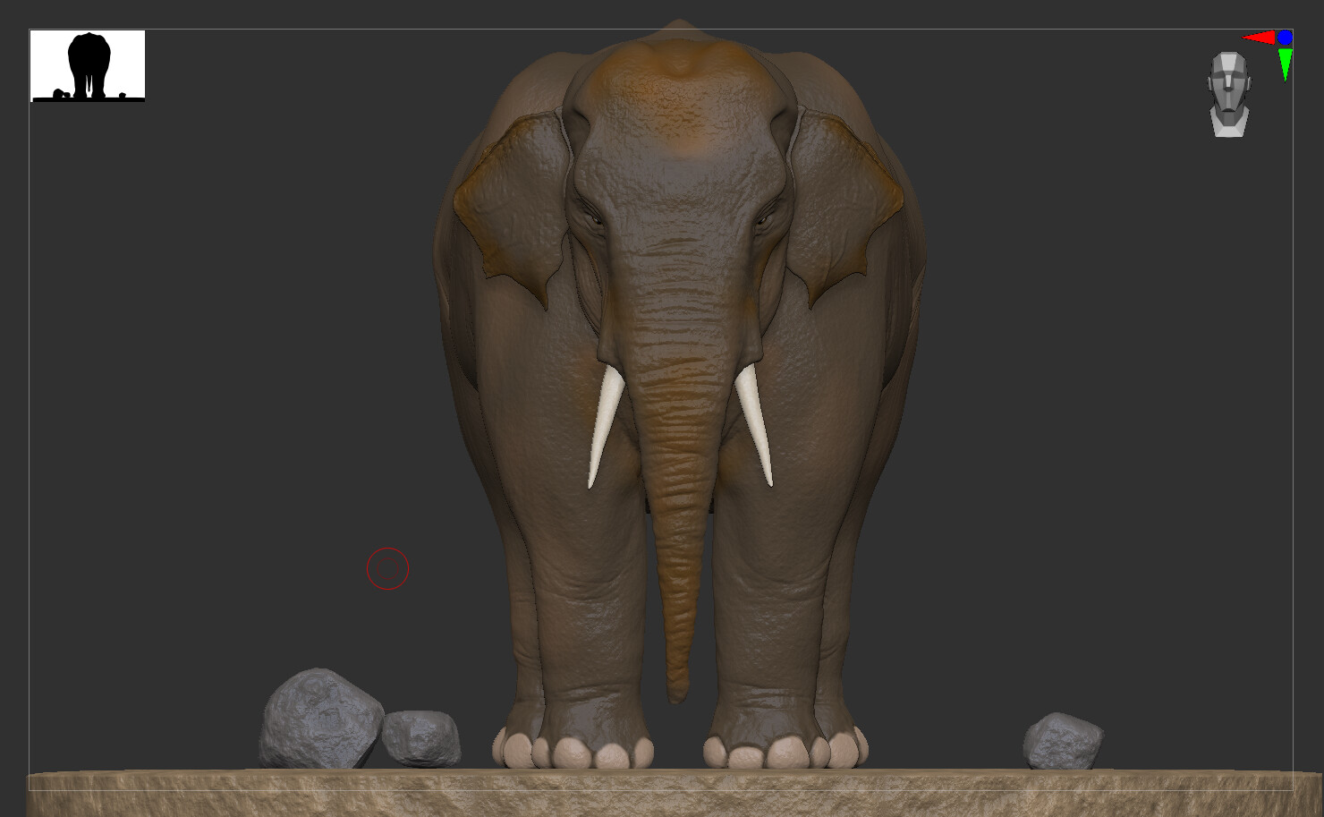 ArtStation - Asian Elephant 3D Model