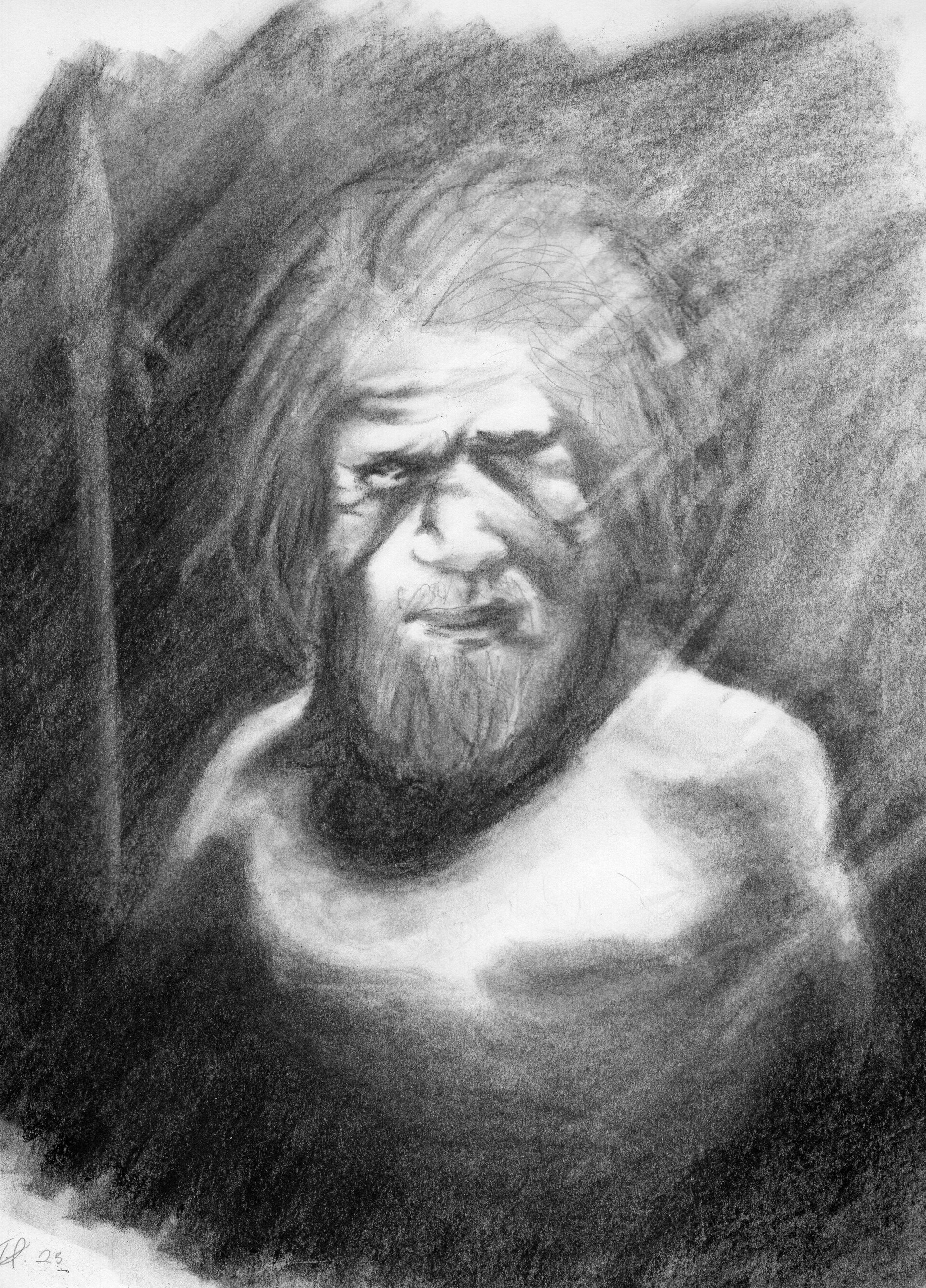 ArtStation - Portrait of a Neanderthal Man