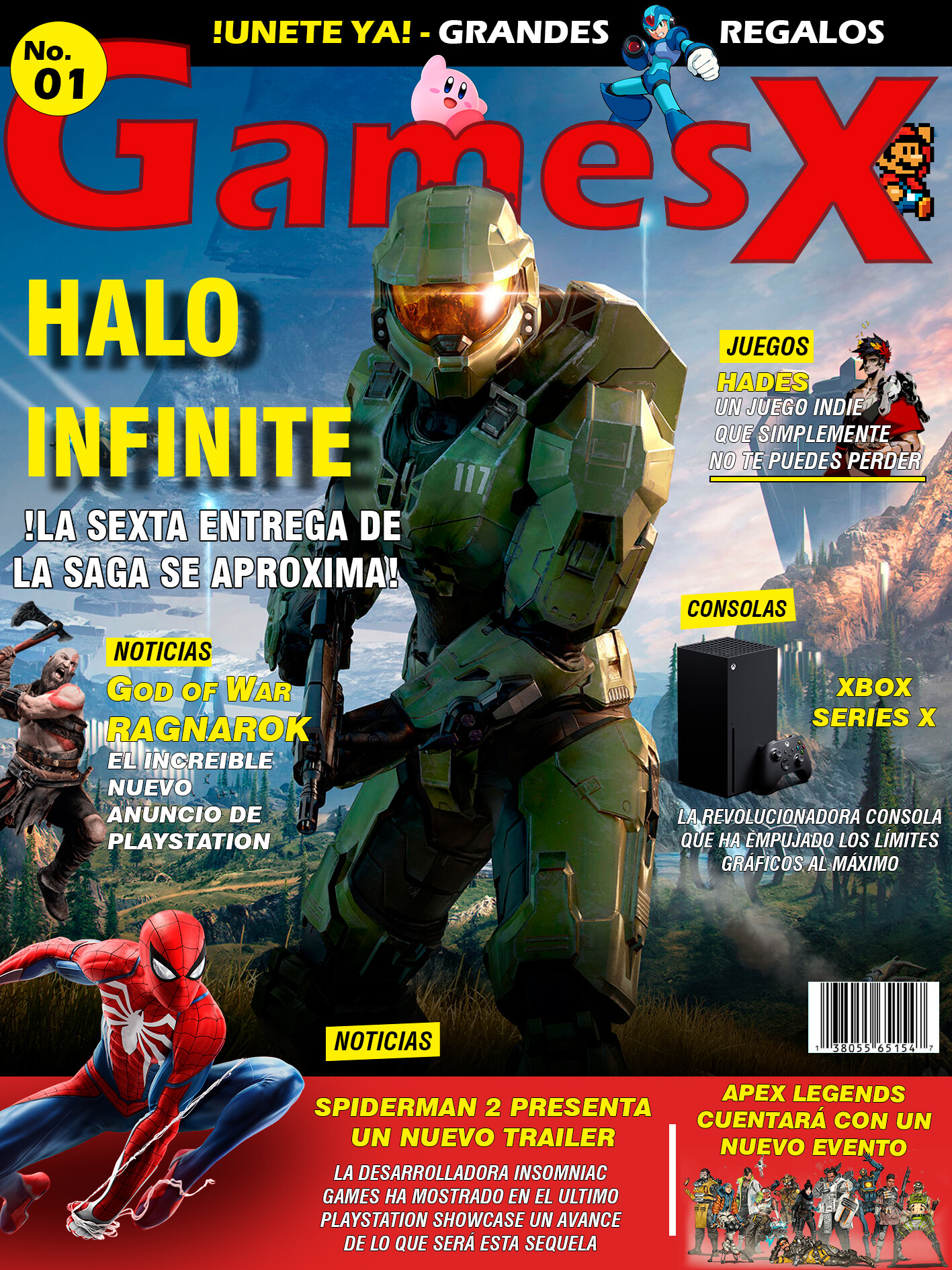 ArtStation - Portada de Revista de Videojuegos