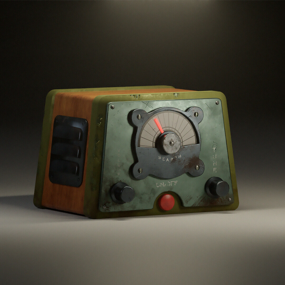 ArtStation - Radio Modelling and texture