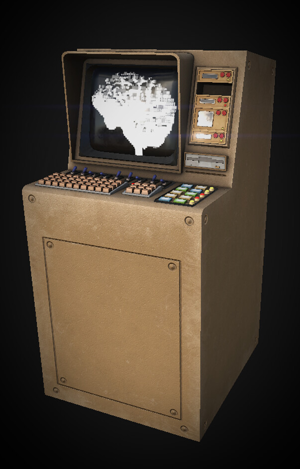 ArtStation - Retrofuturistic Computer