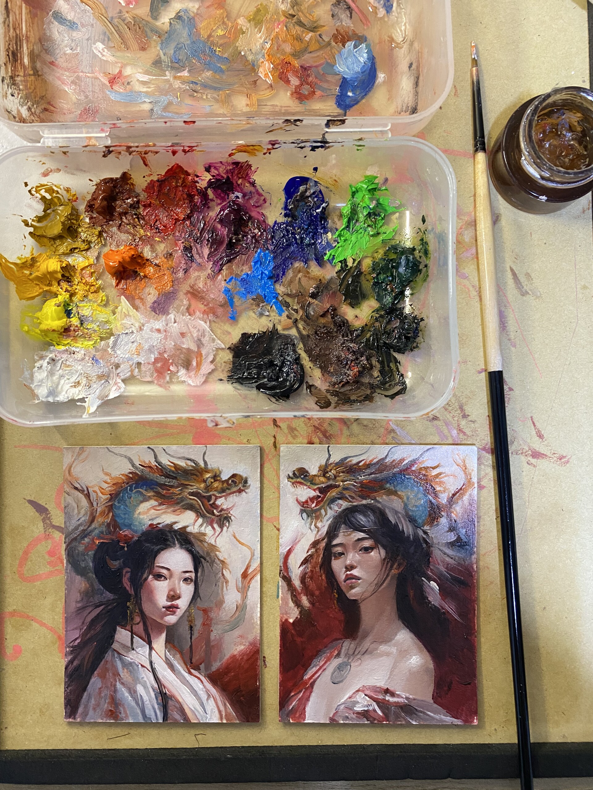 ArtStation - oil painting