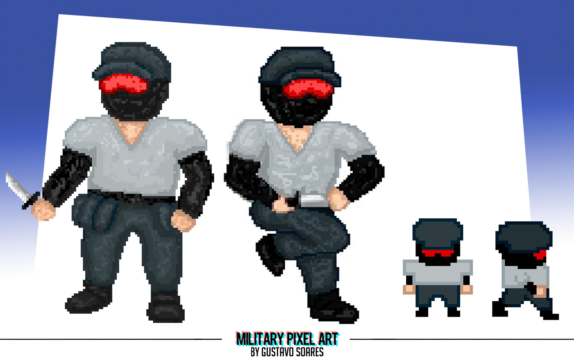 ArtStation - Military - Pixel Art