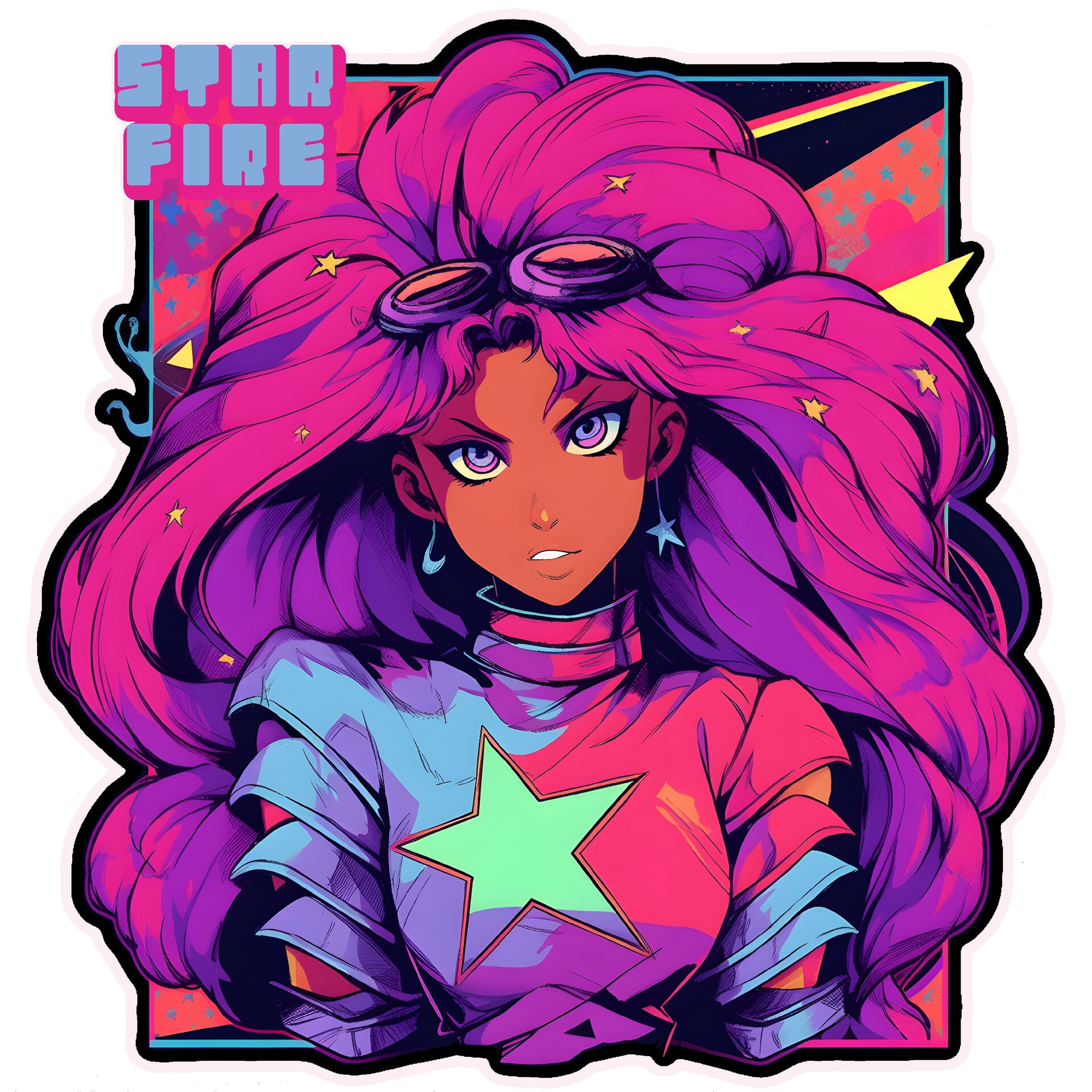 ArtStation - Anime Starfire Mockup