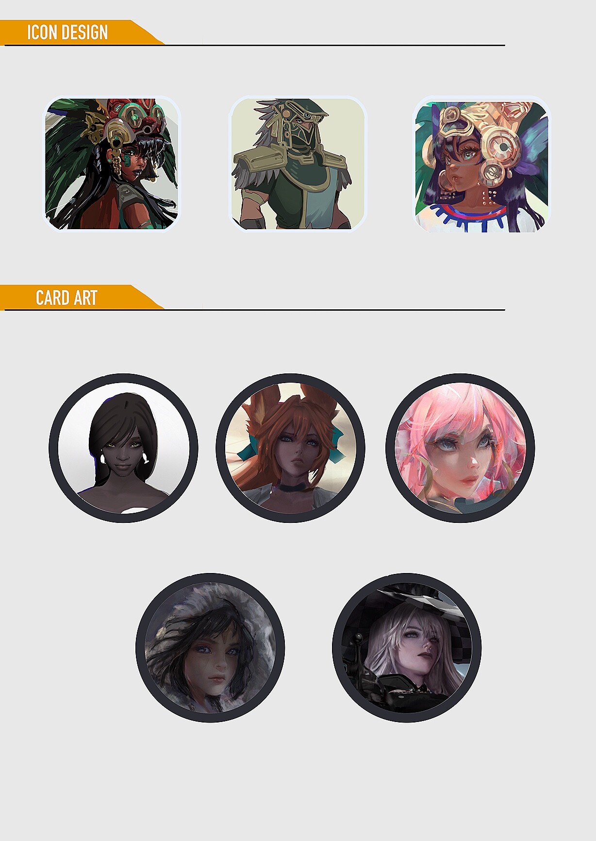 ArtStation - Icon and card art