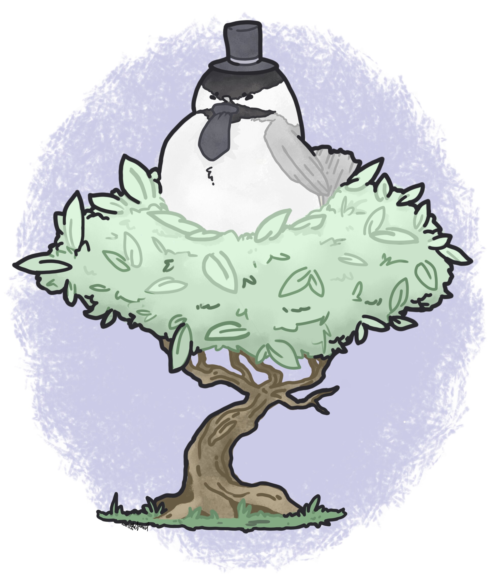 ArtStation - Fancy Chickadee