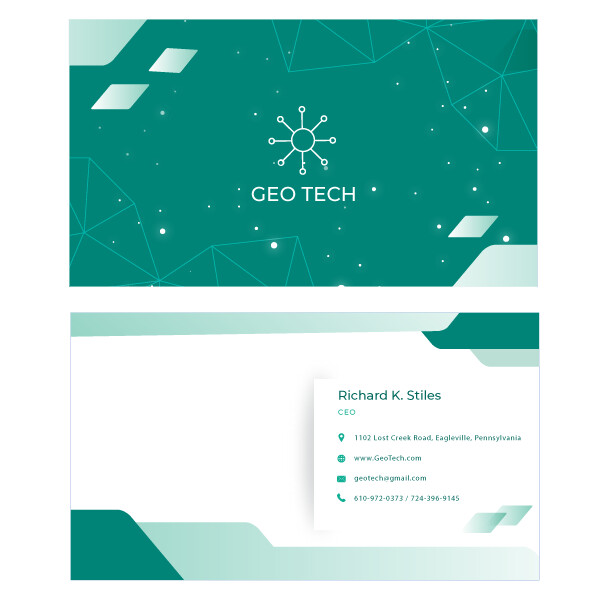 ArtStation - GEO Tech Business card design