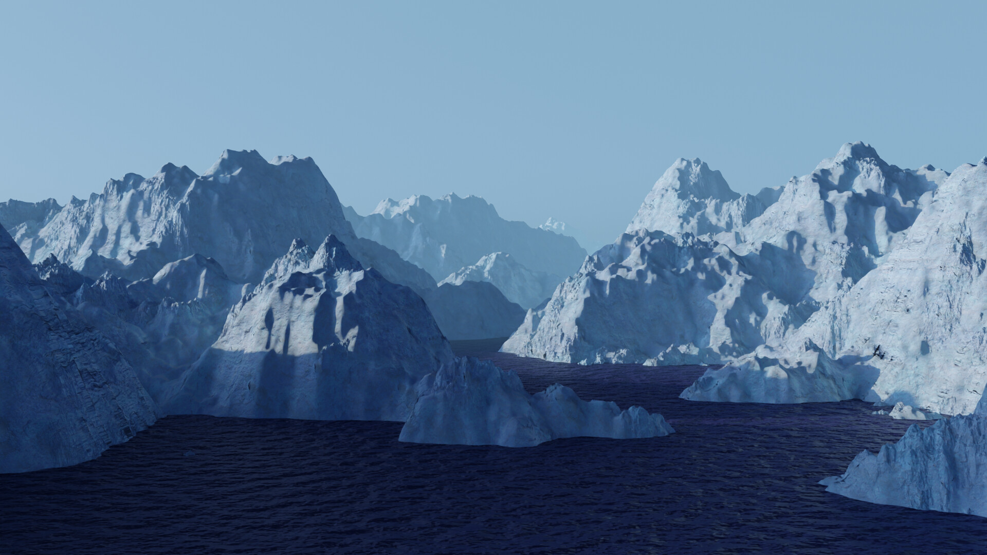 ArtStation - Glacier Landscape