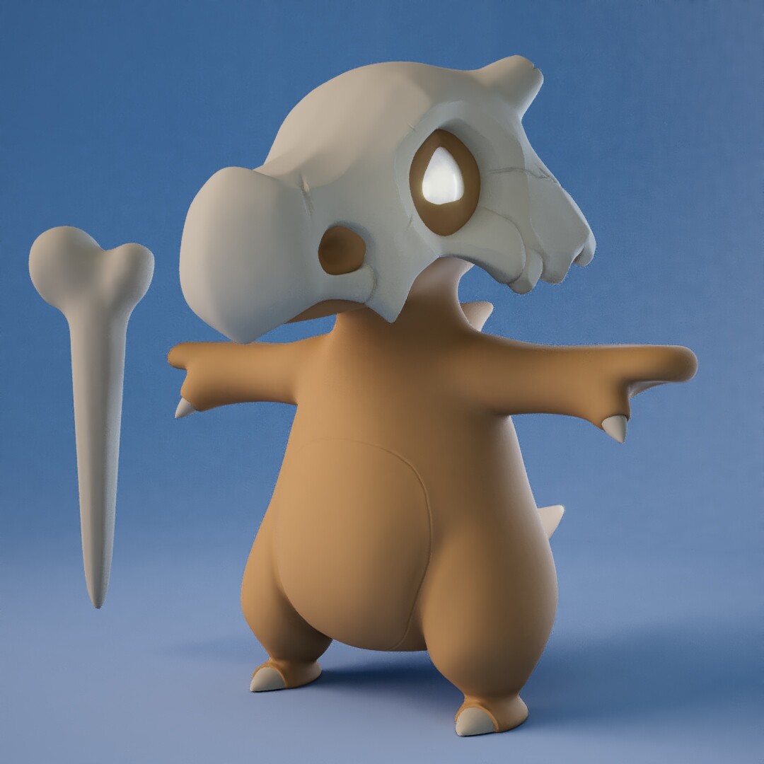ArtStation - Stylized Cubone