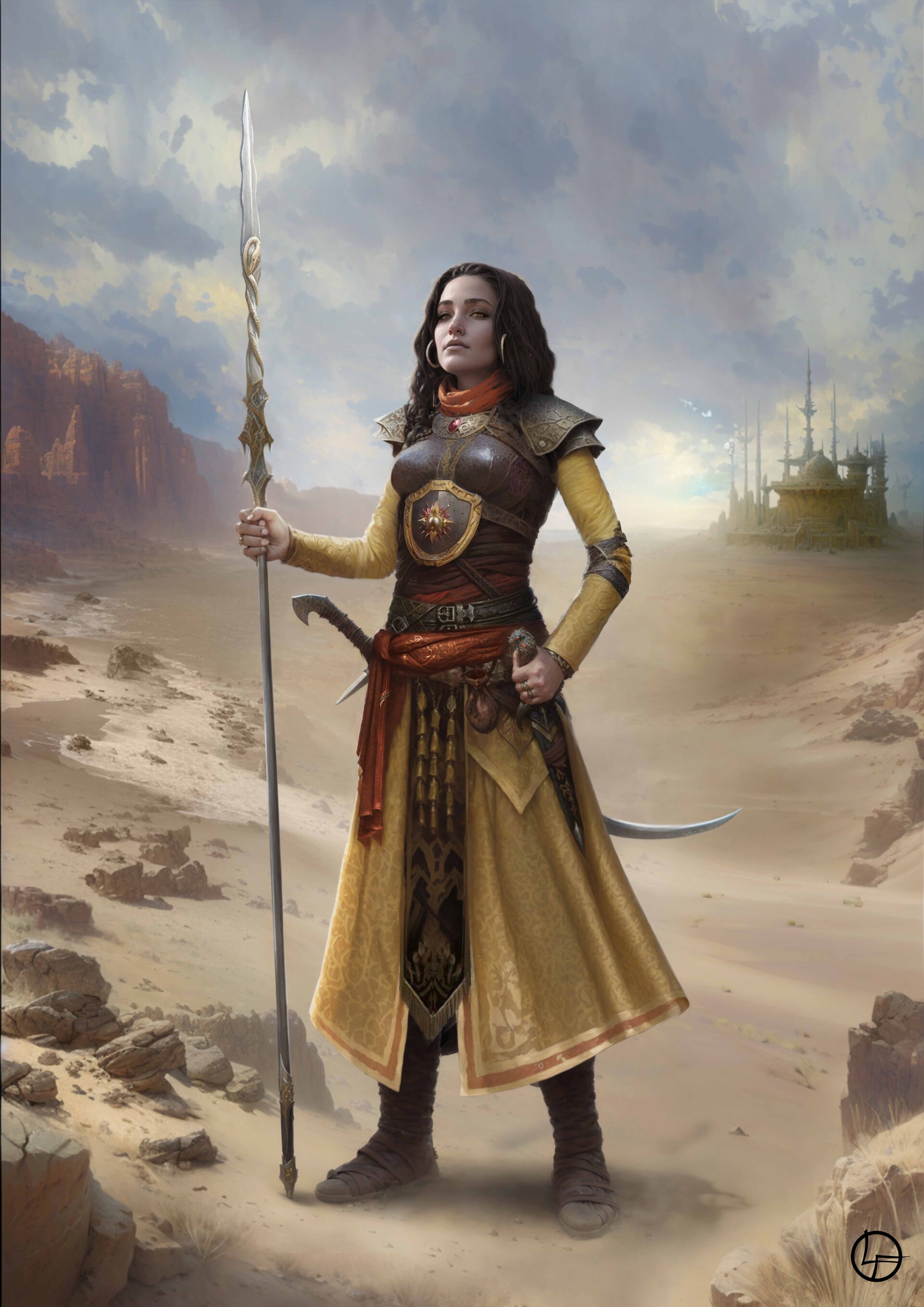 ArtStation - Alka, protector of the desert