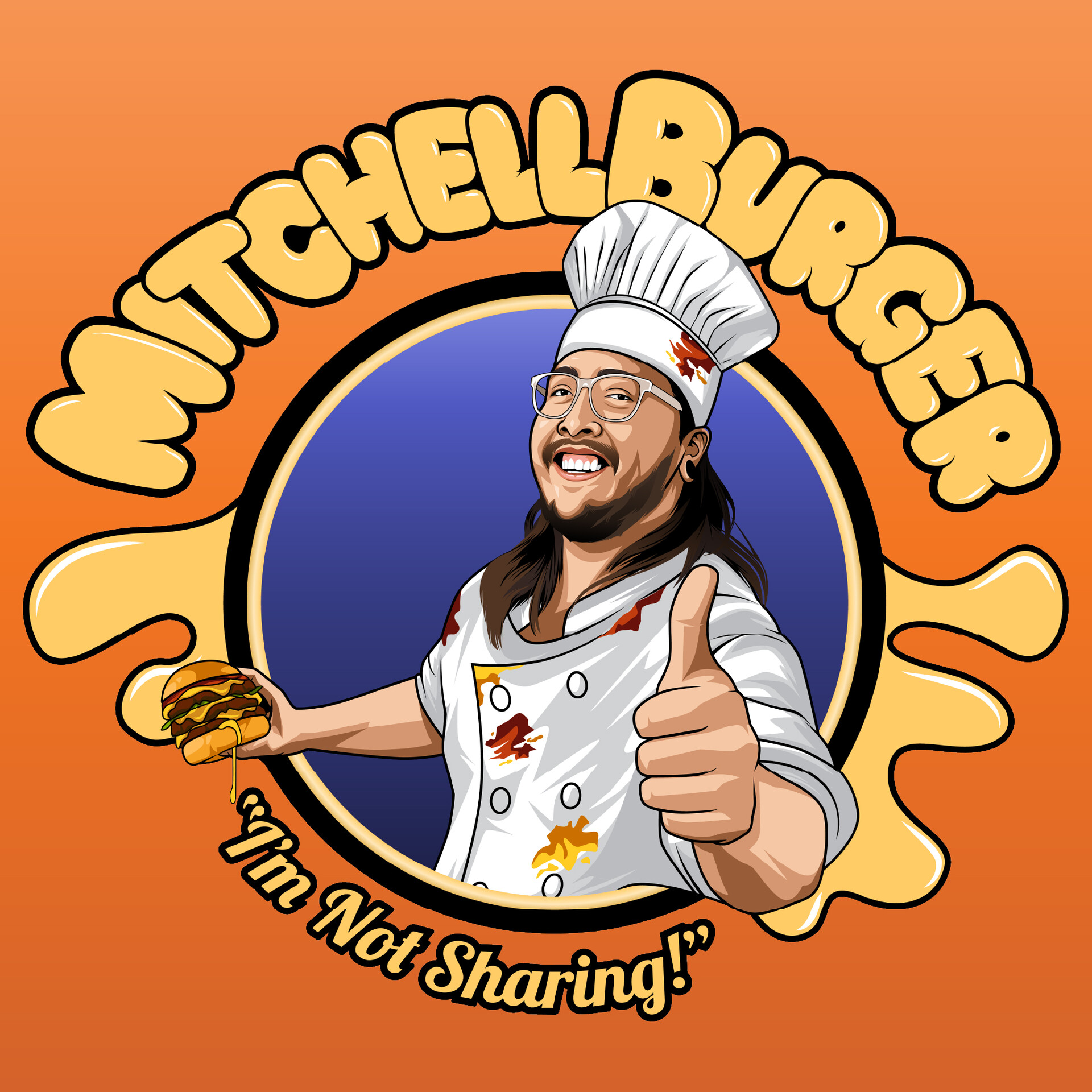 ArtStation - Mitchell Burger Logo