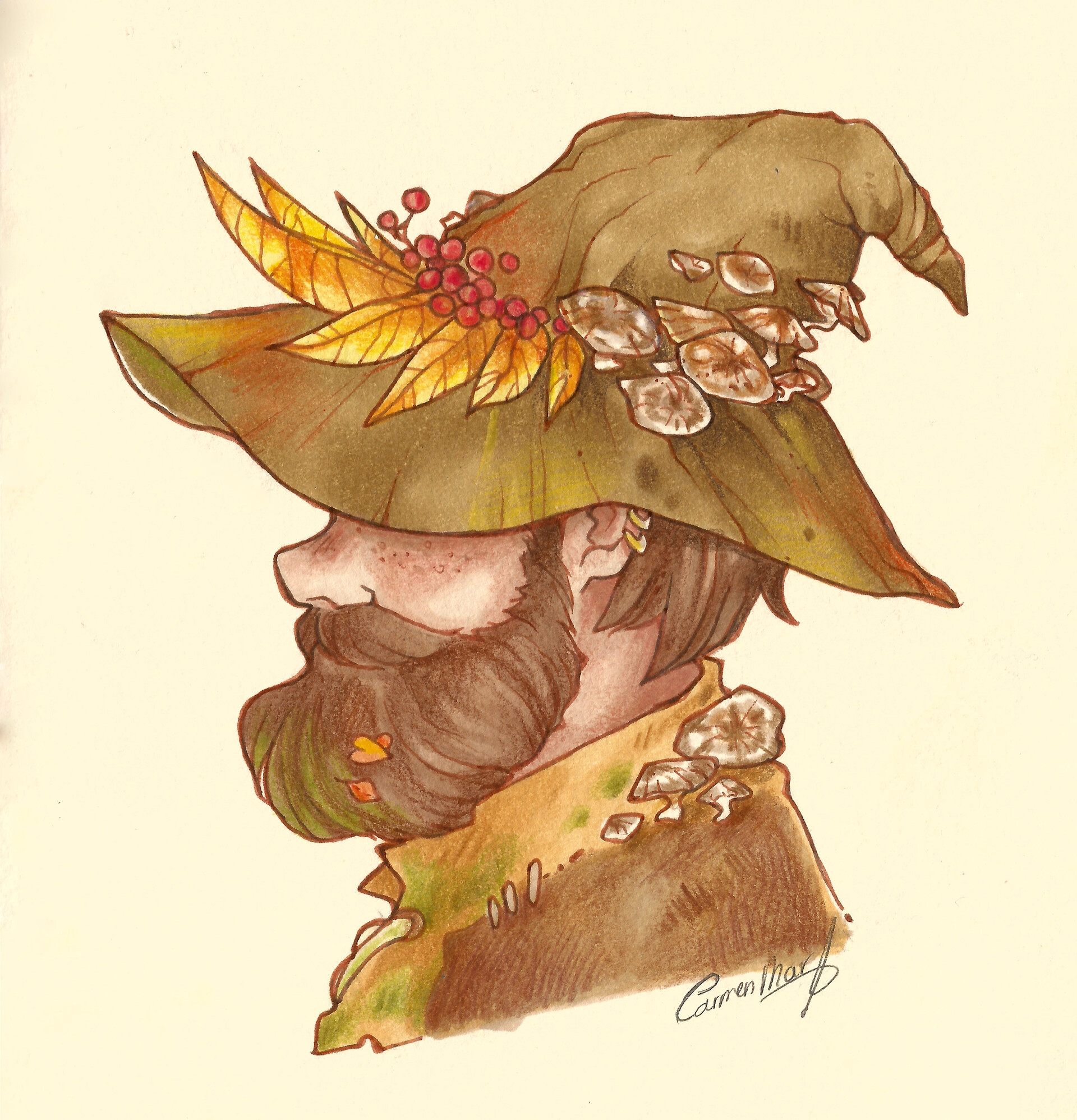 ArtStation - Mushroom Wizard