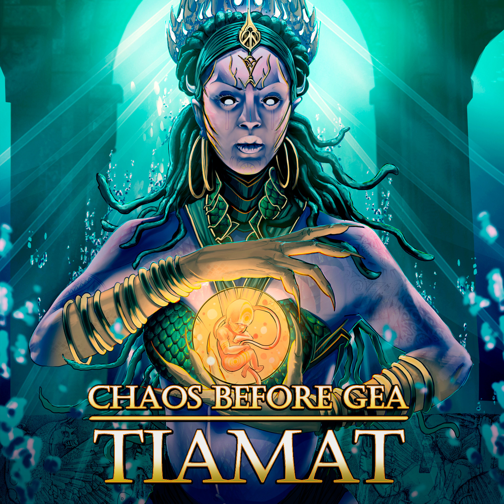 victor doblado art - Tiamat Chaos Before Gea