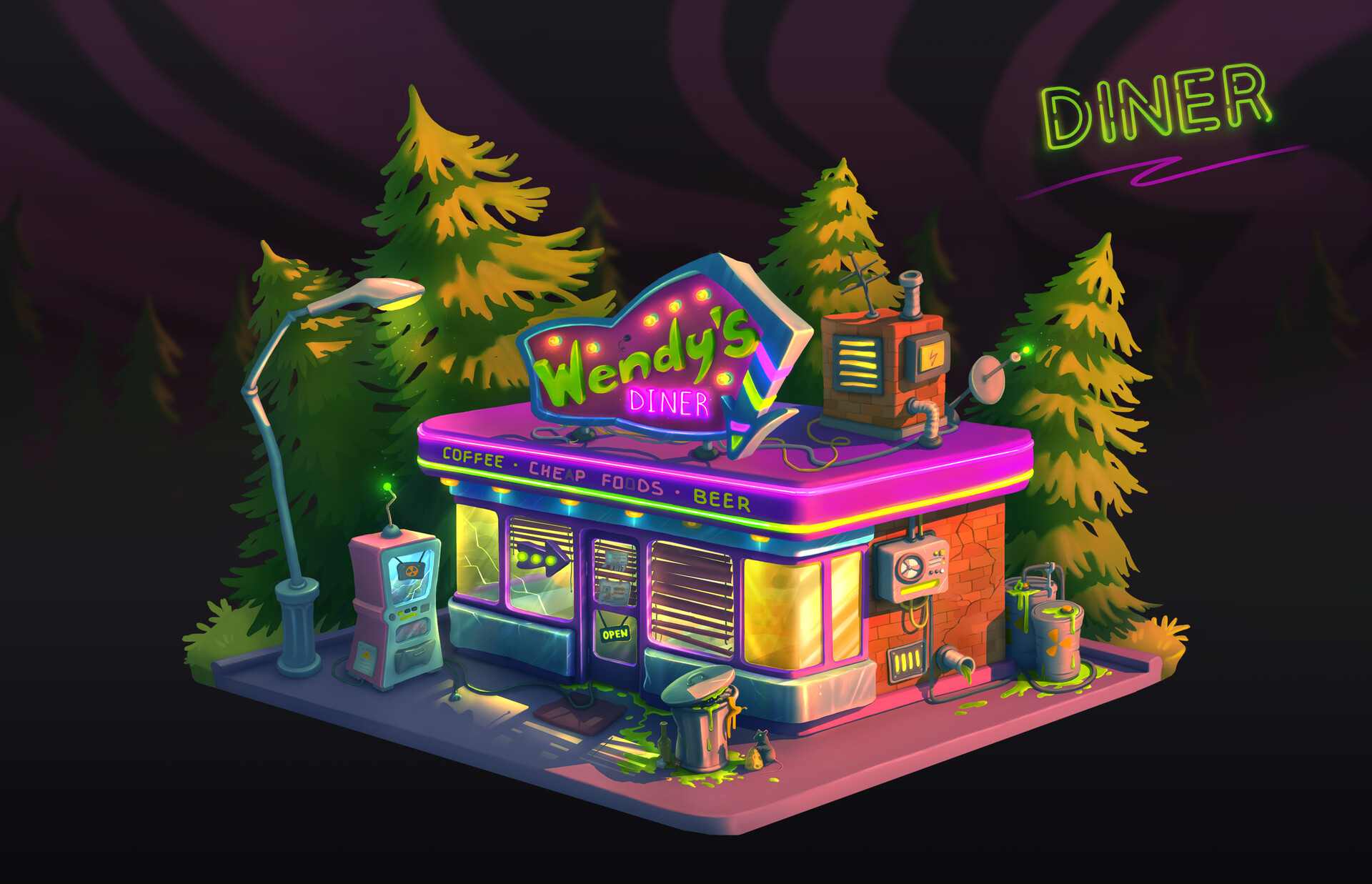 ArtStation - Diner