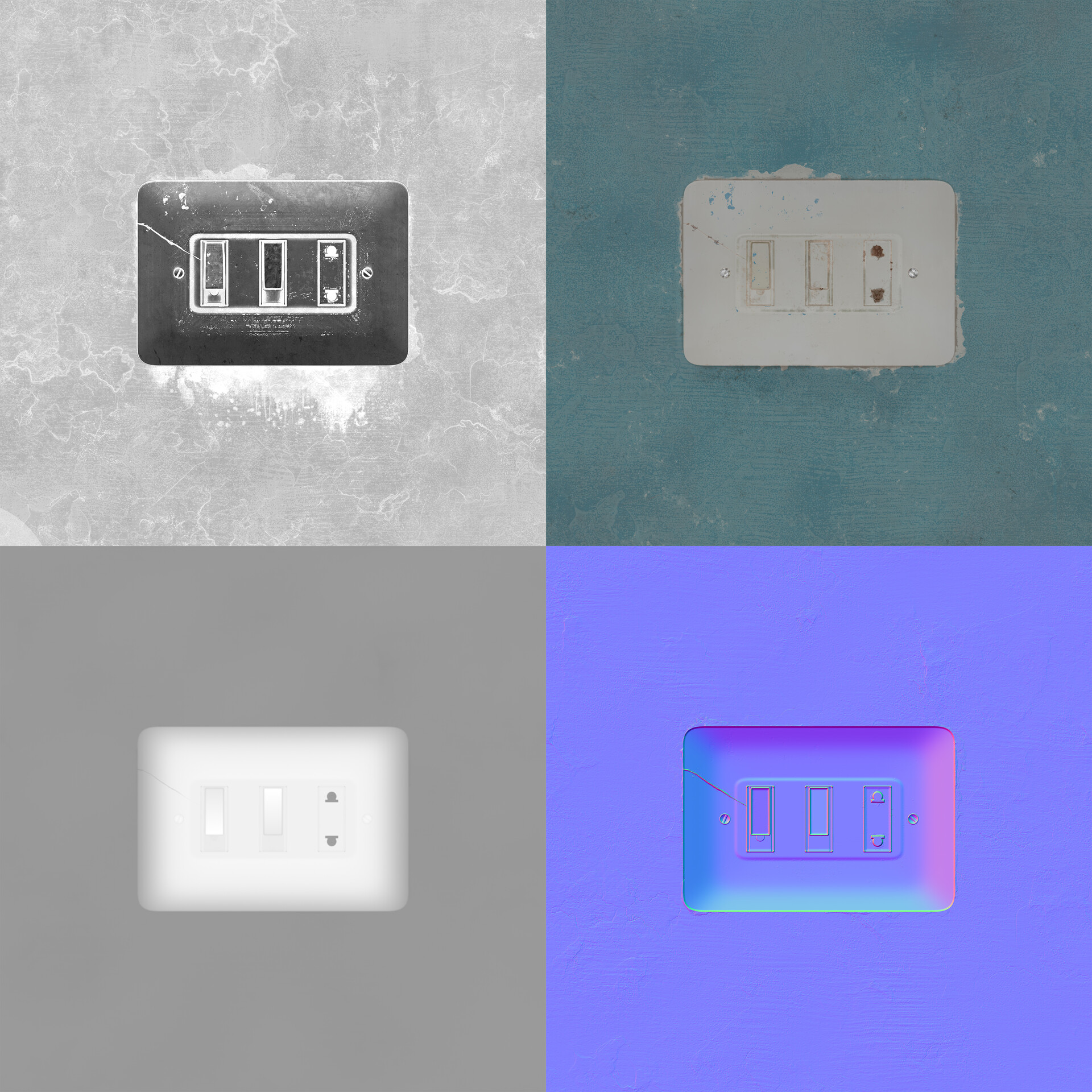 Gilad Baruch - Power Outlet - Substance Designer Study