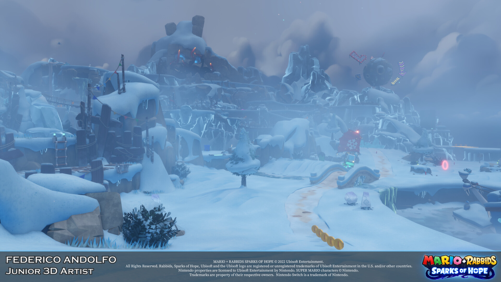 Federico Andolfo - Mario + Rabbids Sparks of Hope | Pristine Peaks