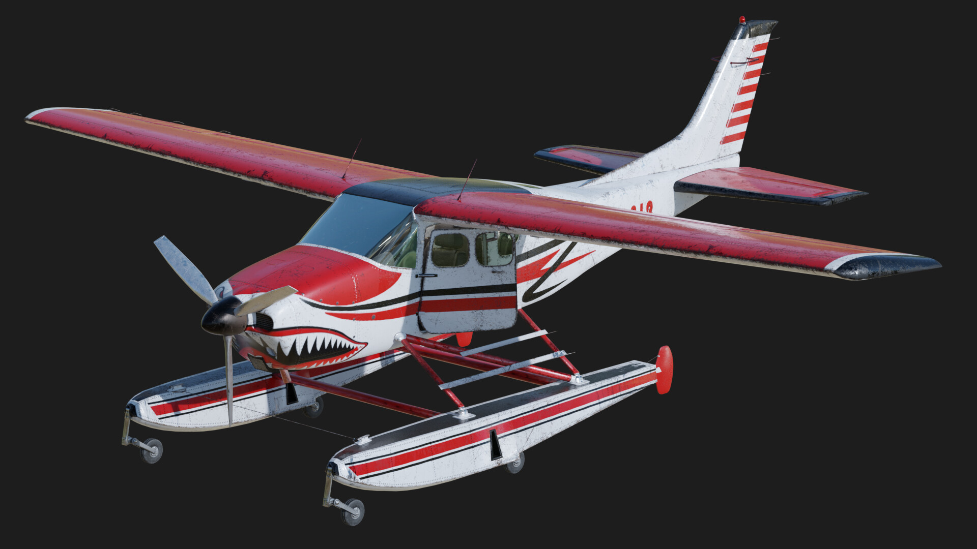ArtStation - OLD_Cessna_Seaplane