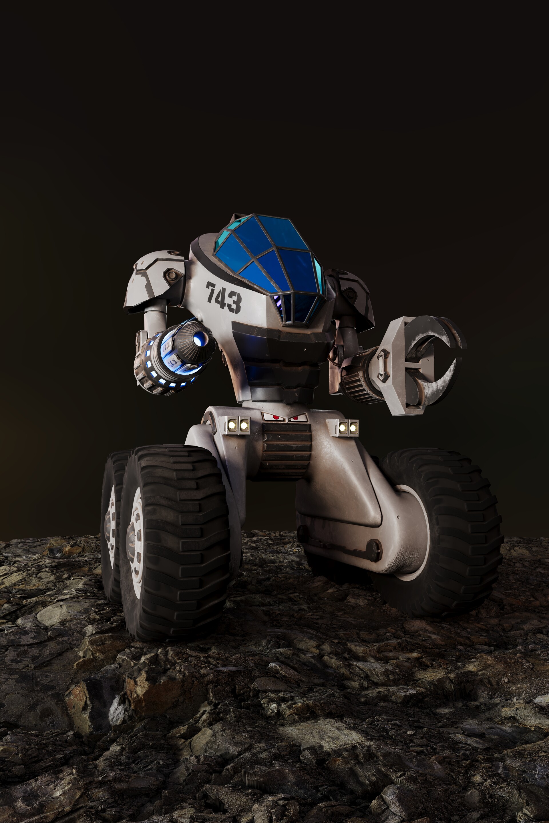 ArtStation - Sci-fi Robot