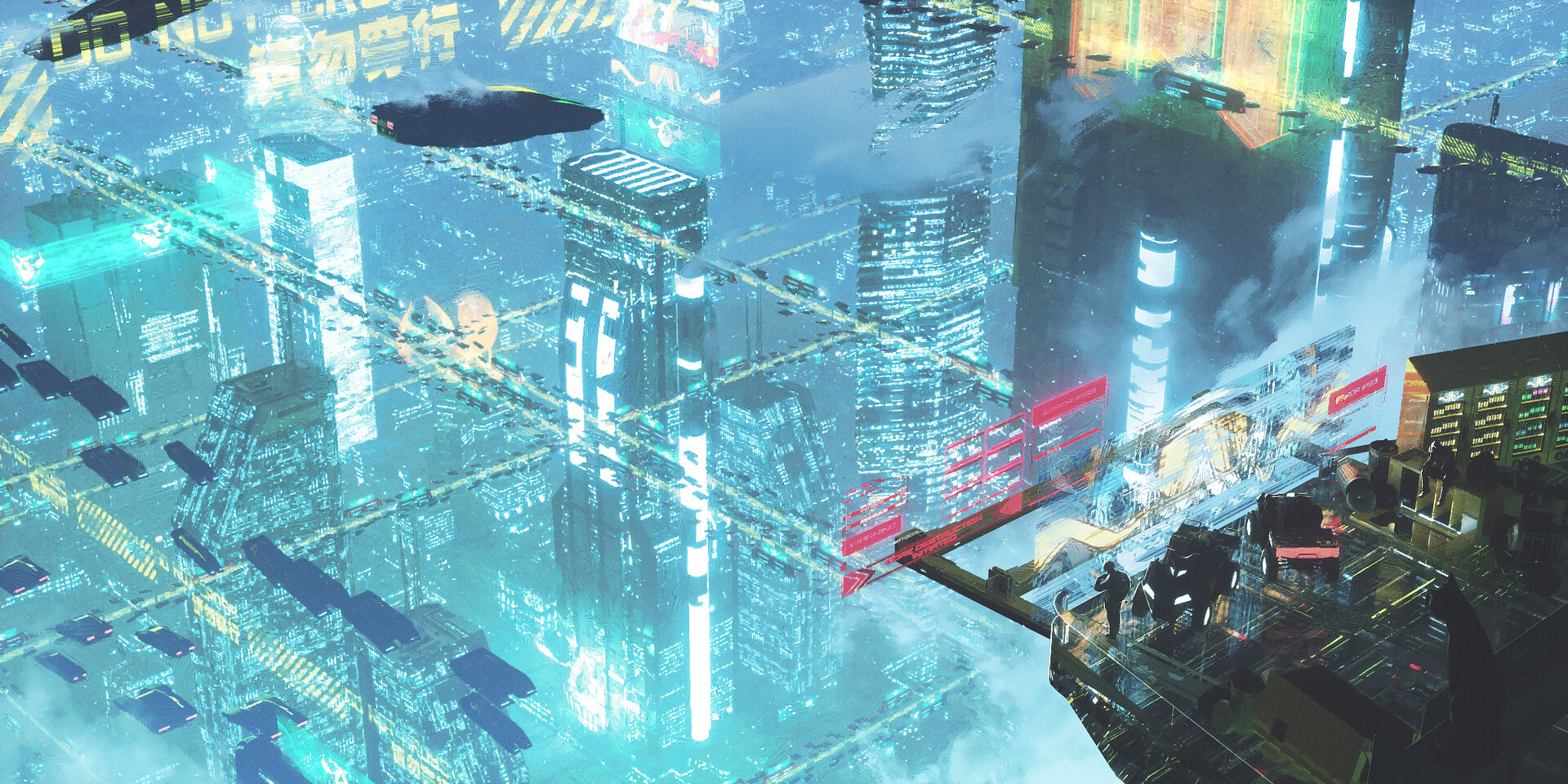 ArtStation - Old Old Cyberpunk Work