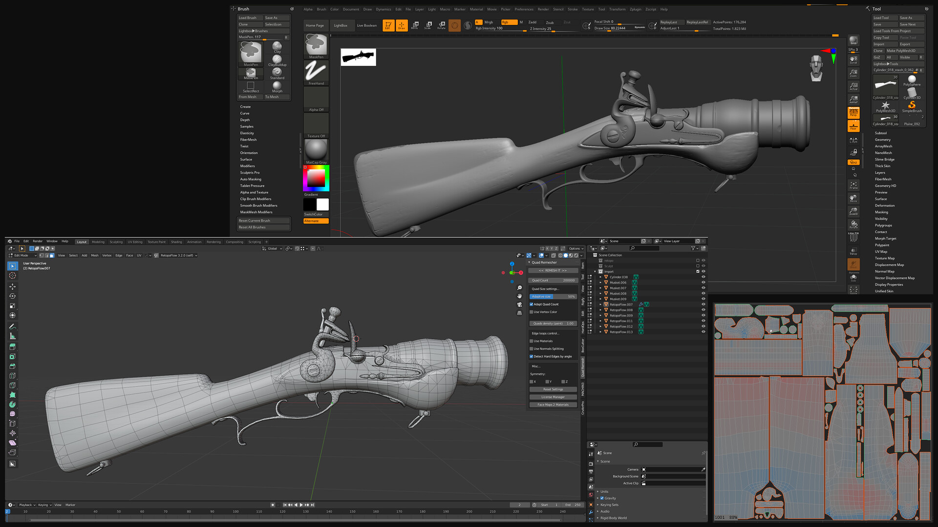 Evgeniy Maksimenko - Flintlock hand mortar