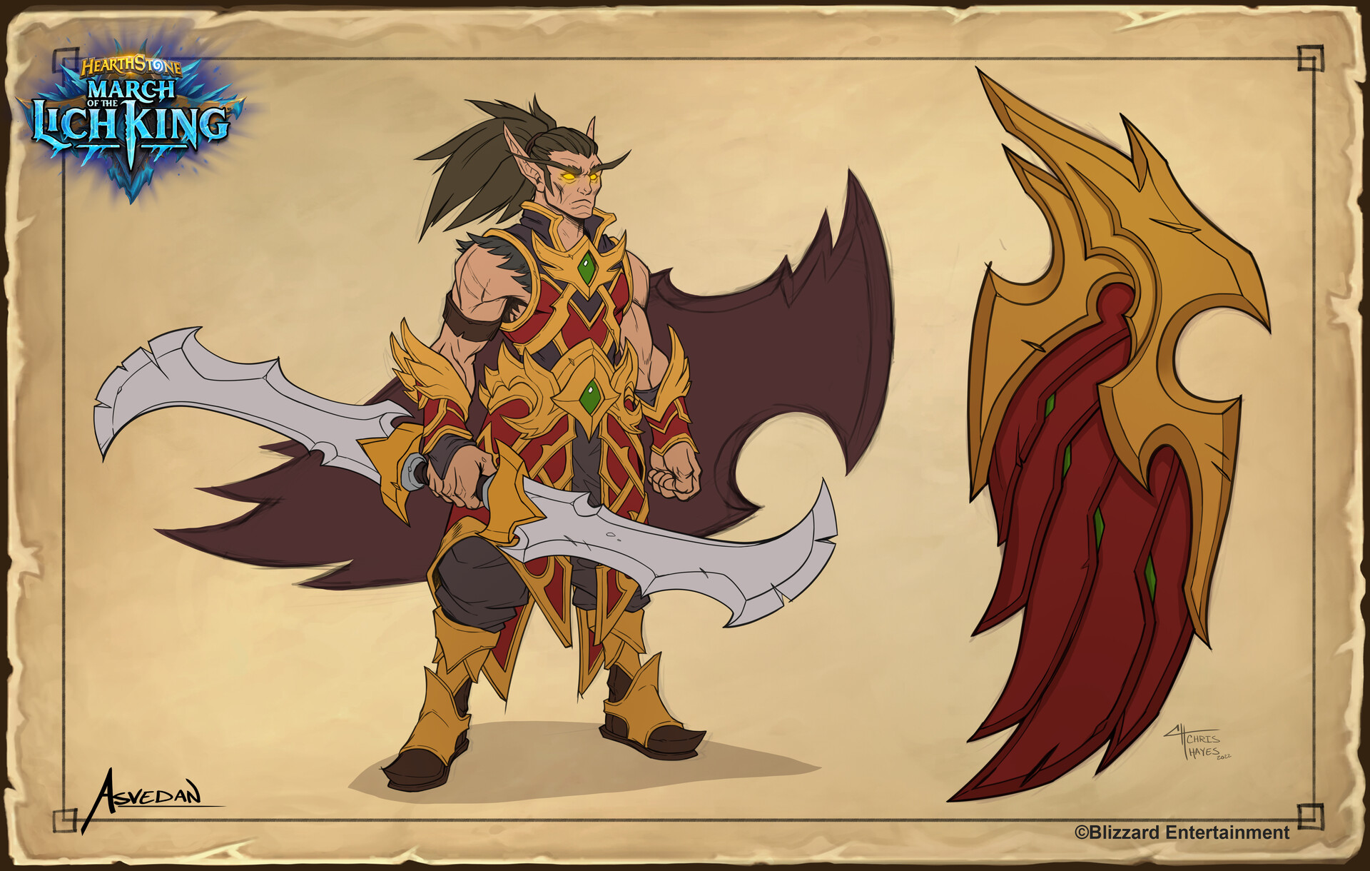 ArtStation - Style guide concept art for Hearthstone: March of the Lich King