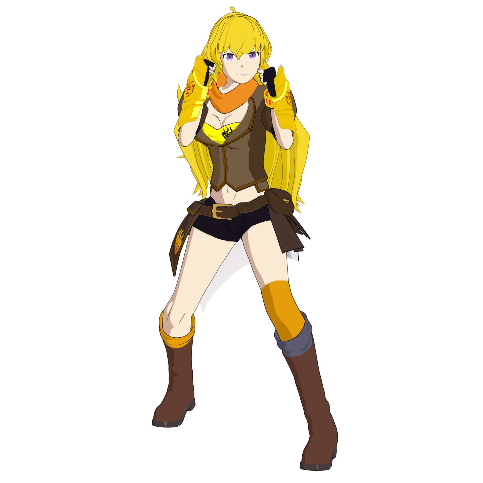 ArtStation - W.I.P Yang Fan 3D Model in Guilty Gear Style