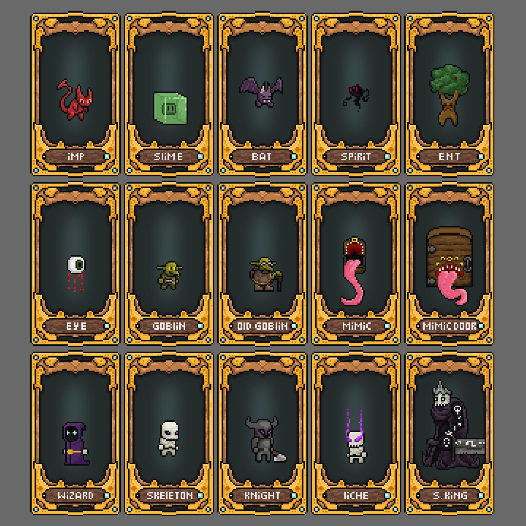 ArtStation - enemy cards