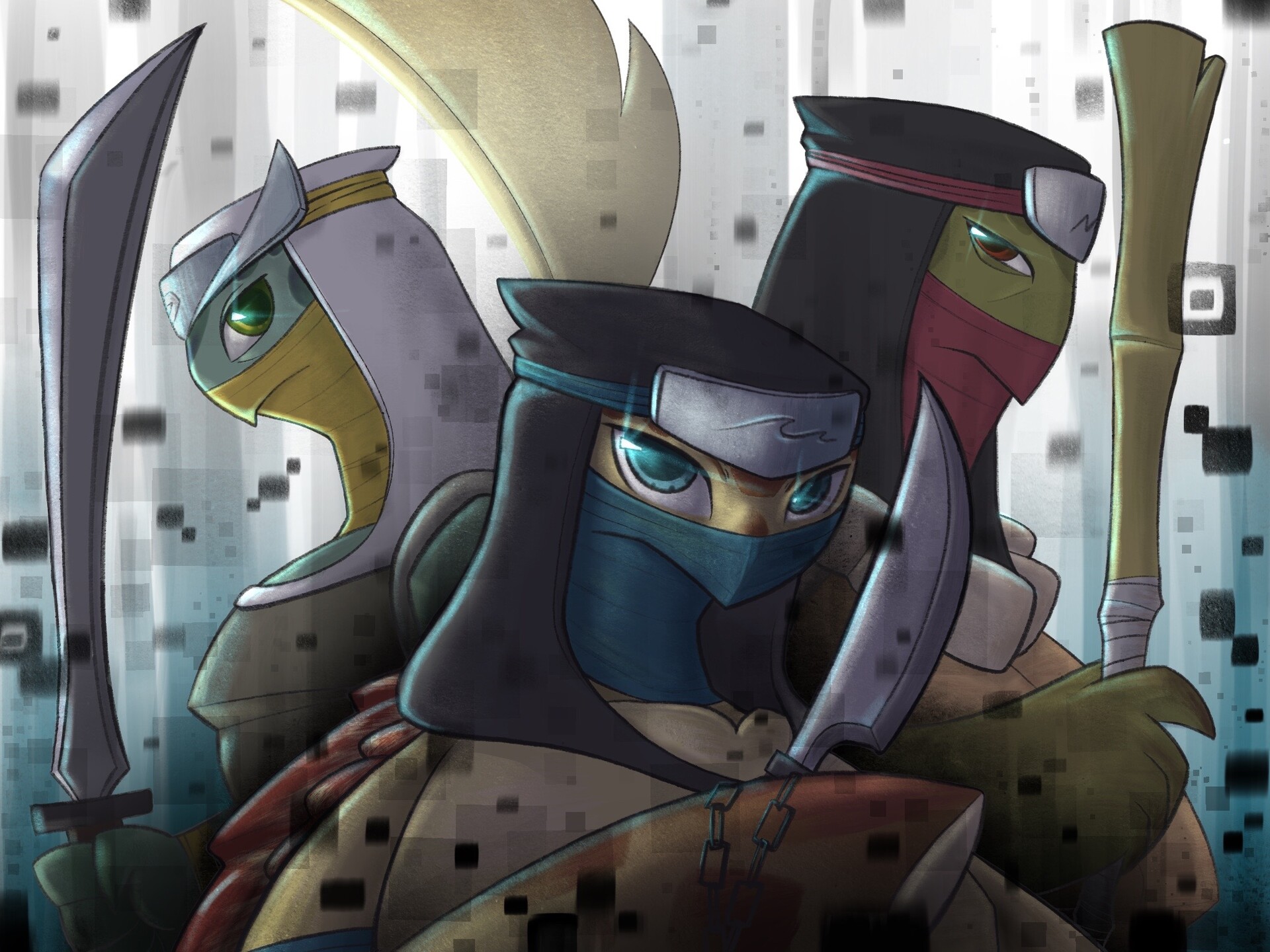 ArtStation - Shinobi Turtles