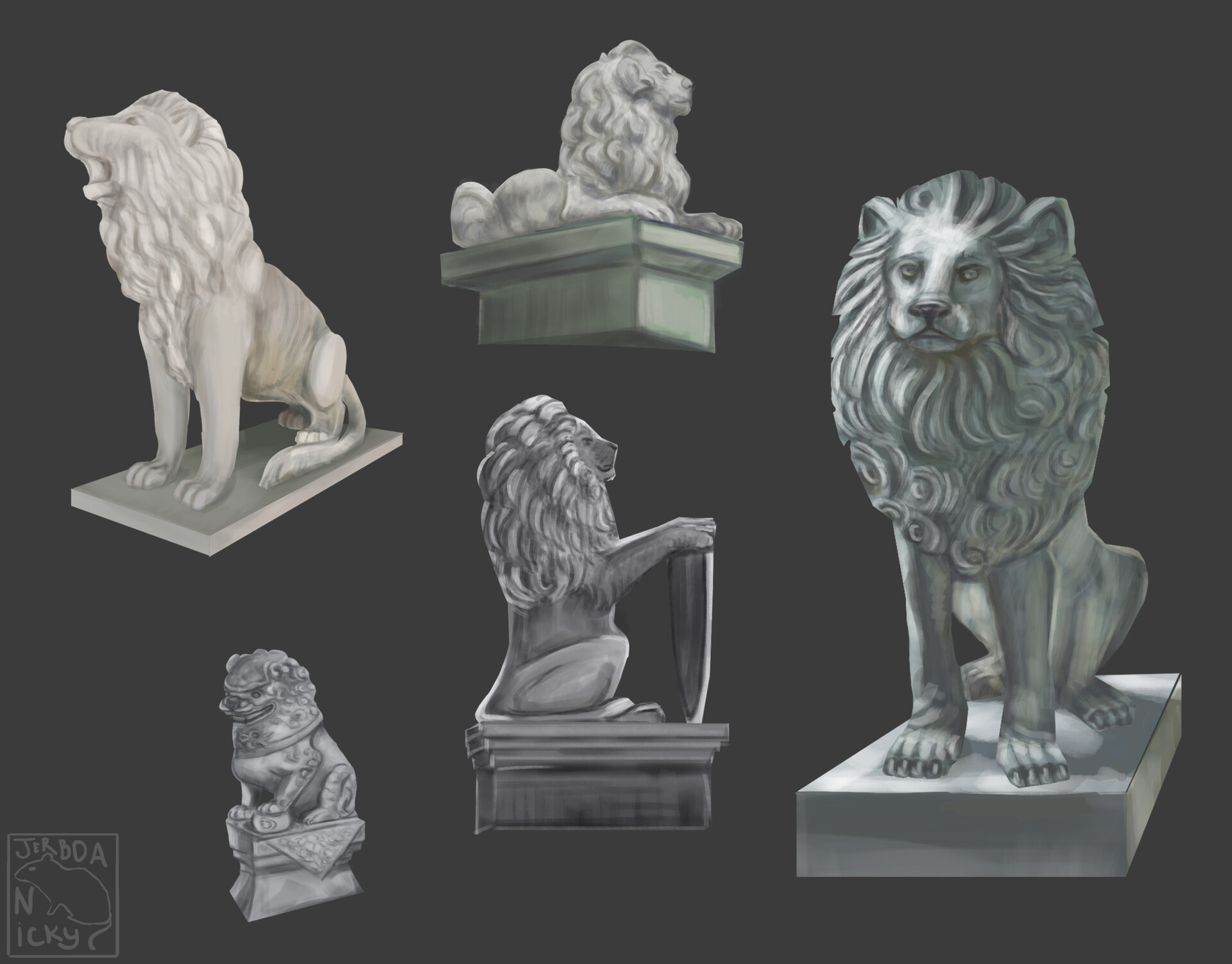 ArtStation - Find the odd one out.