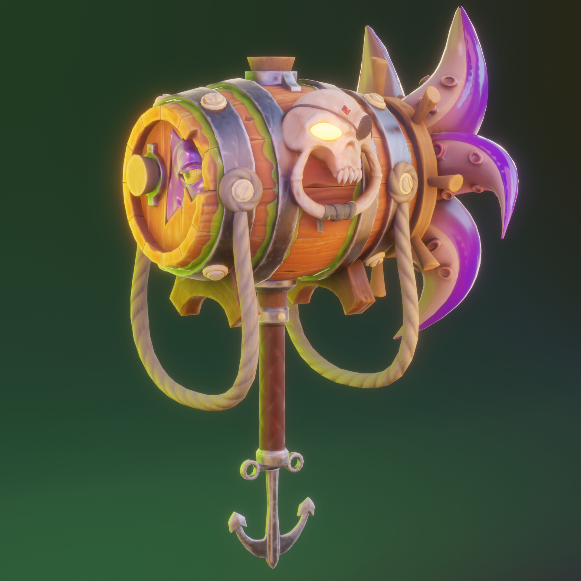 ArtStation - Pirate Hammer | Libel Academy's course final task