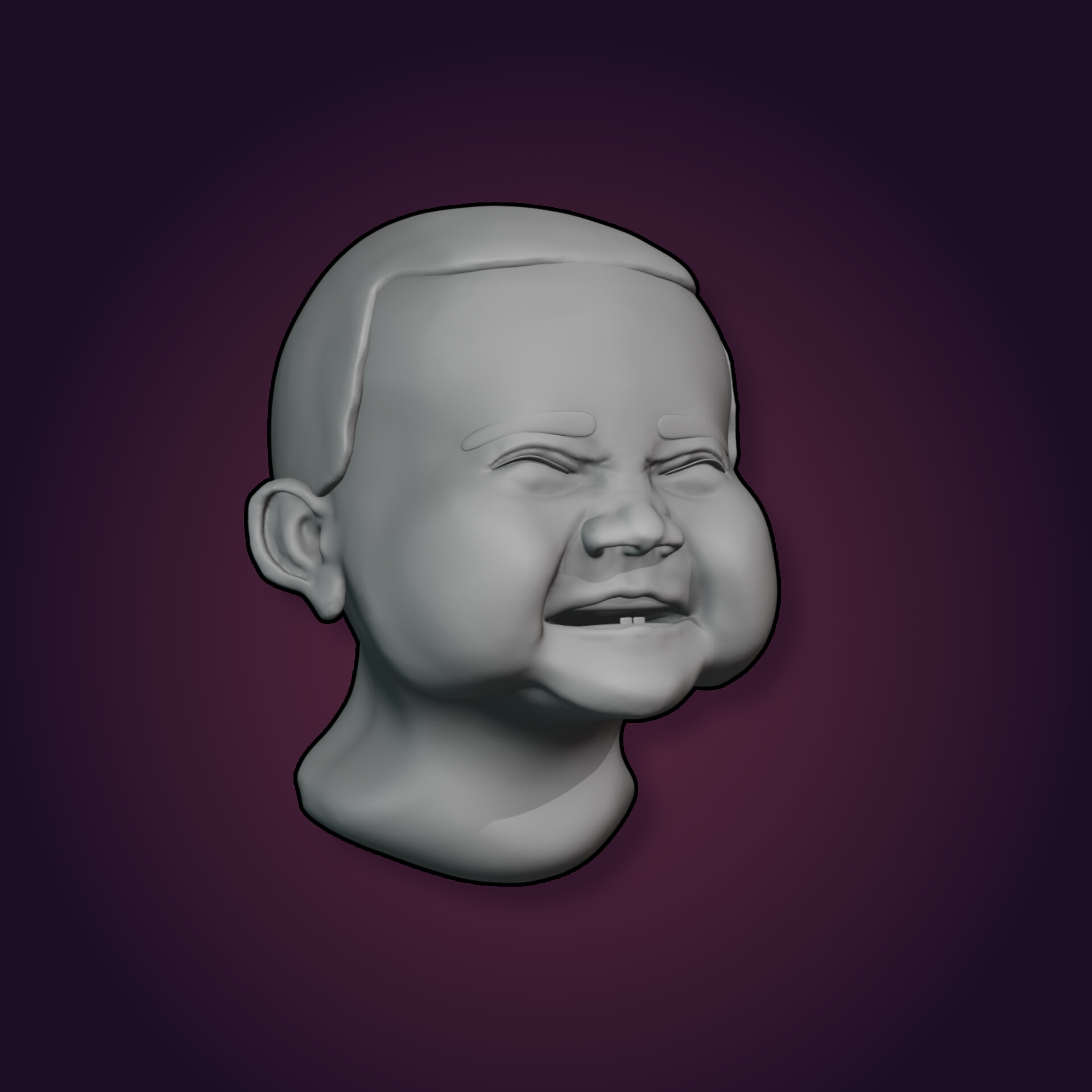 ArtStation - Baby Sculpting