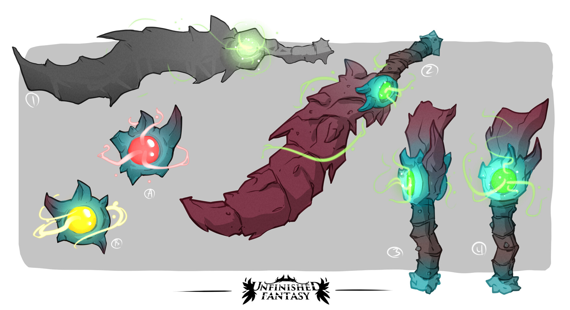 ArtStation - Unfinished Fantasy - Sword