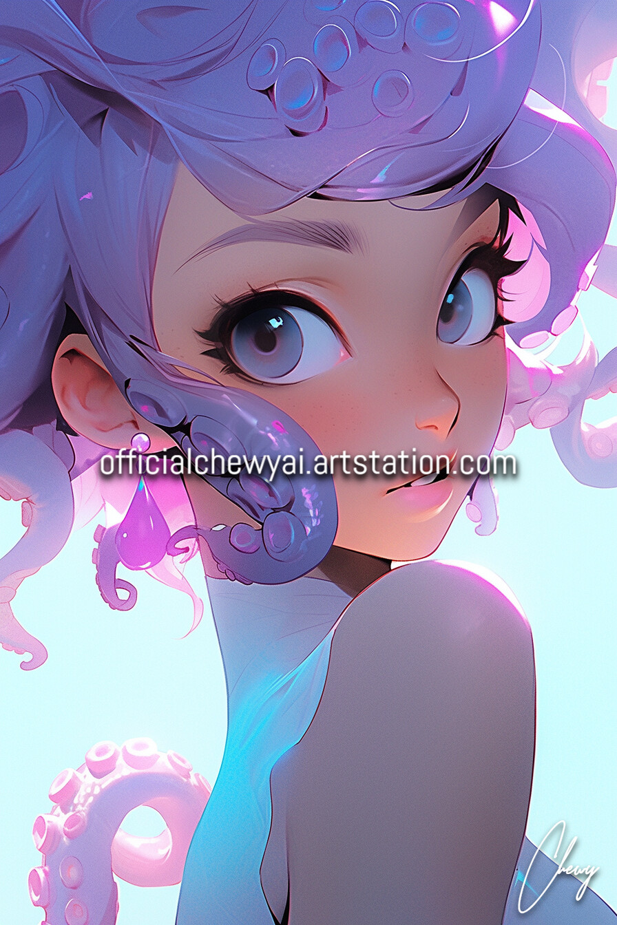 ArtStation - Octopus Girls