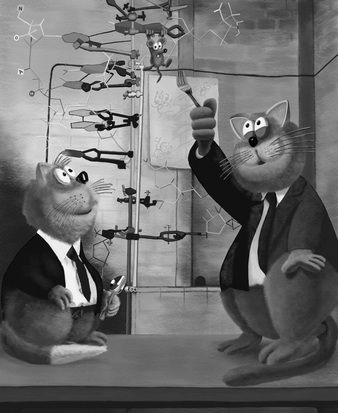 ArtStation - Crick & Watson's Cats