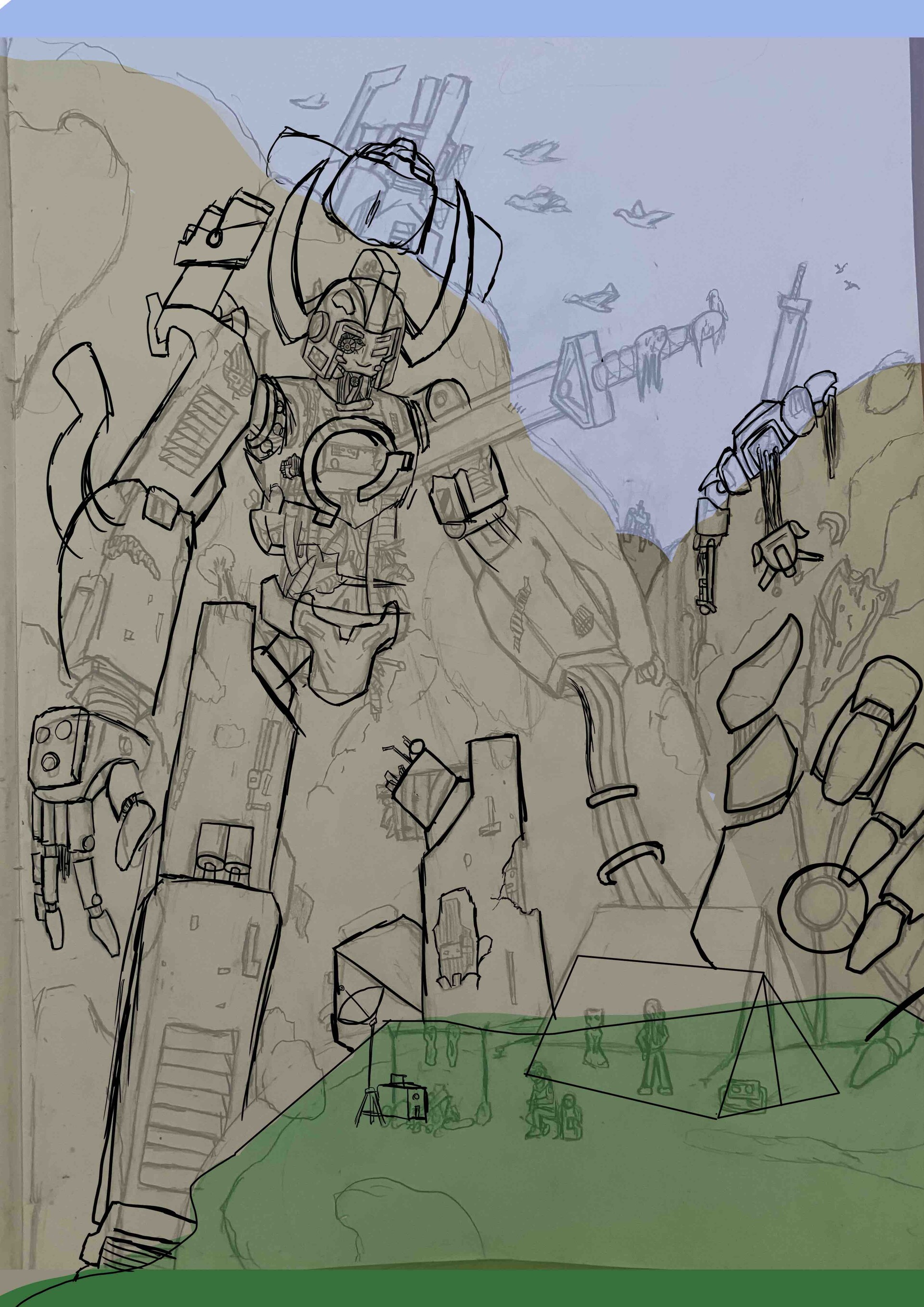 ArtStation - Fallen Titans (WIP)