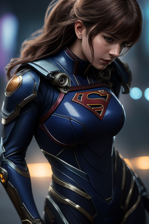 Artstation Supergirl Kara Zor El