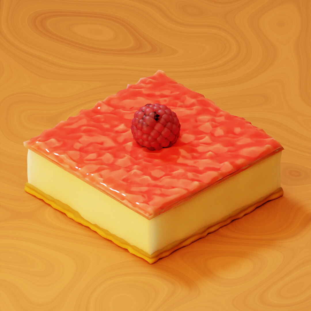 ArtStation - Raspberry Cheesecake