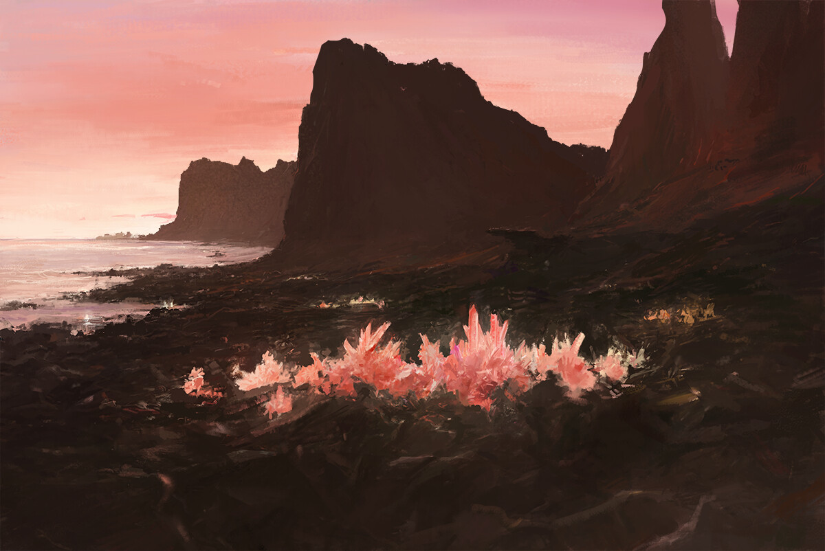 ArtStation - Fire Crystal Vein