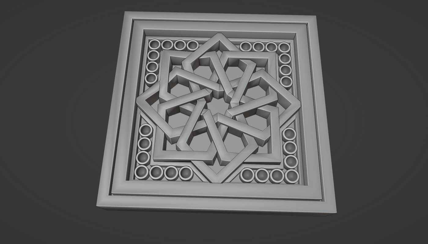 ArtStation - Islamic pattern wall decoration