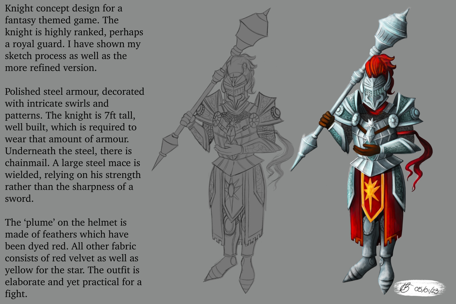 ArtStation - Knight Concept Design