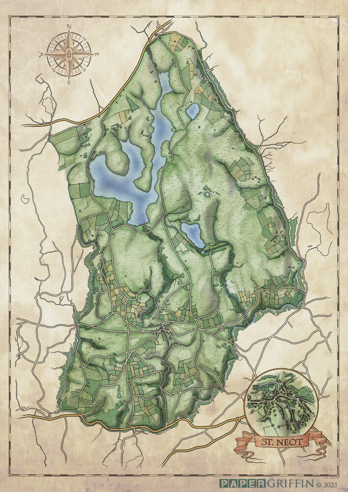 Jon Abbiss - Map of St. Neot