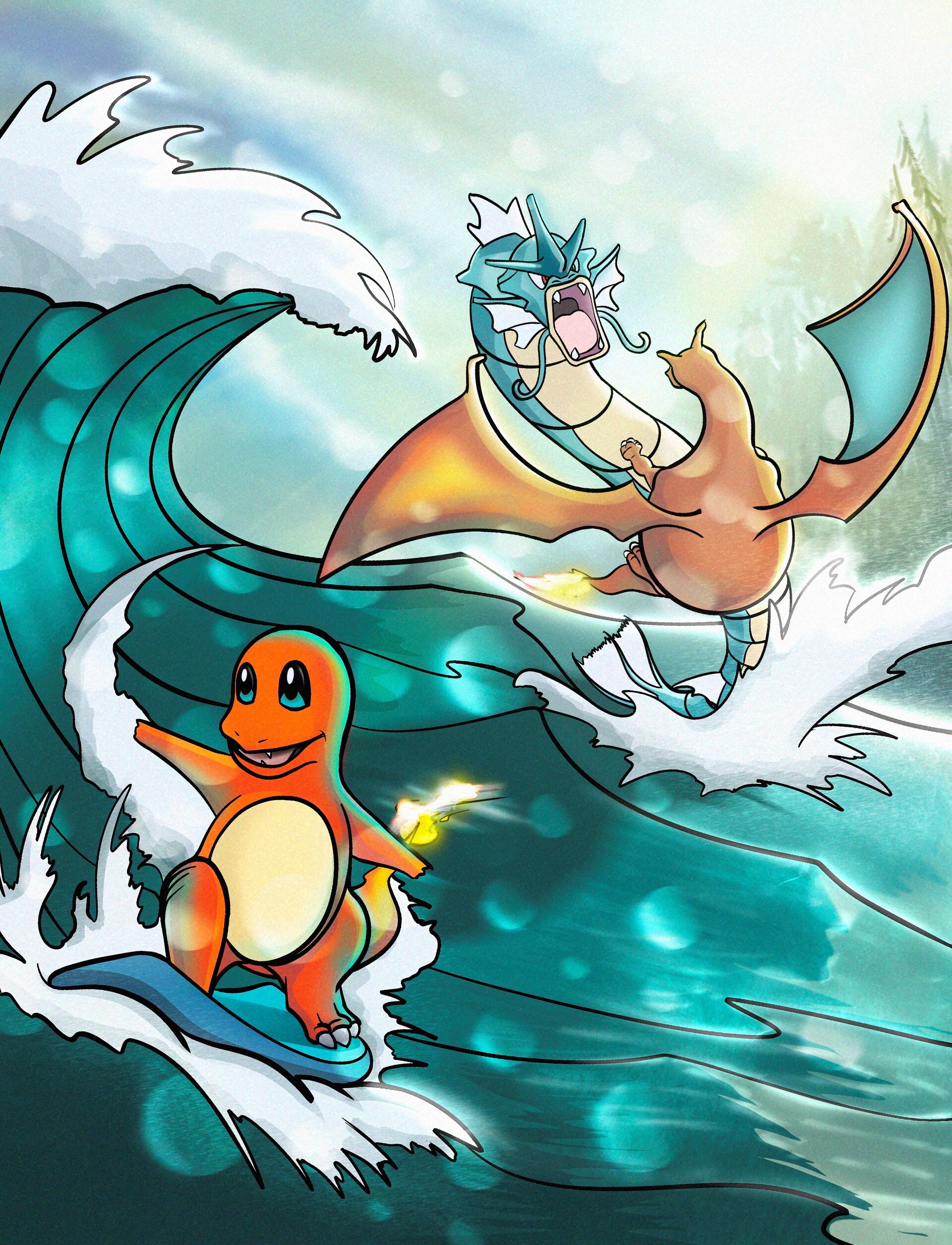 ArtStation - Charmander's Vacation