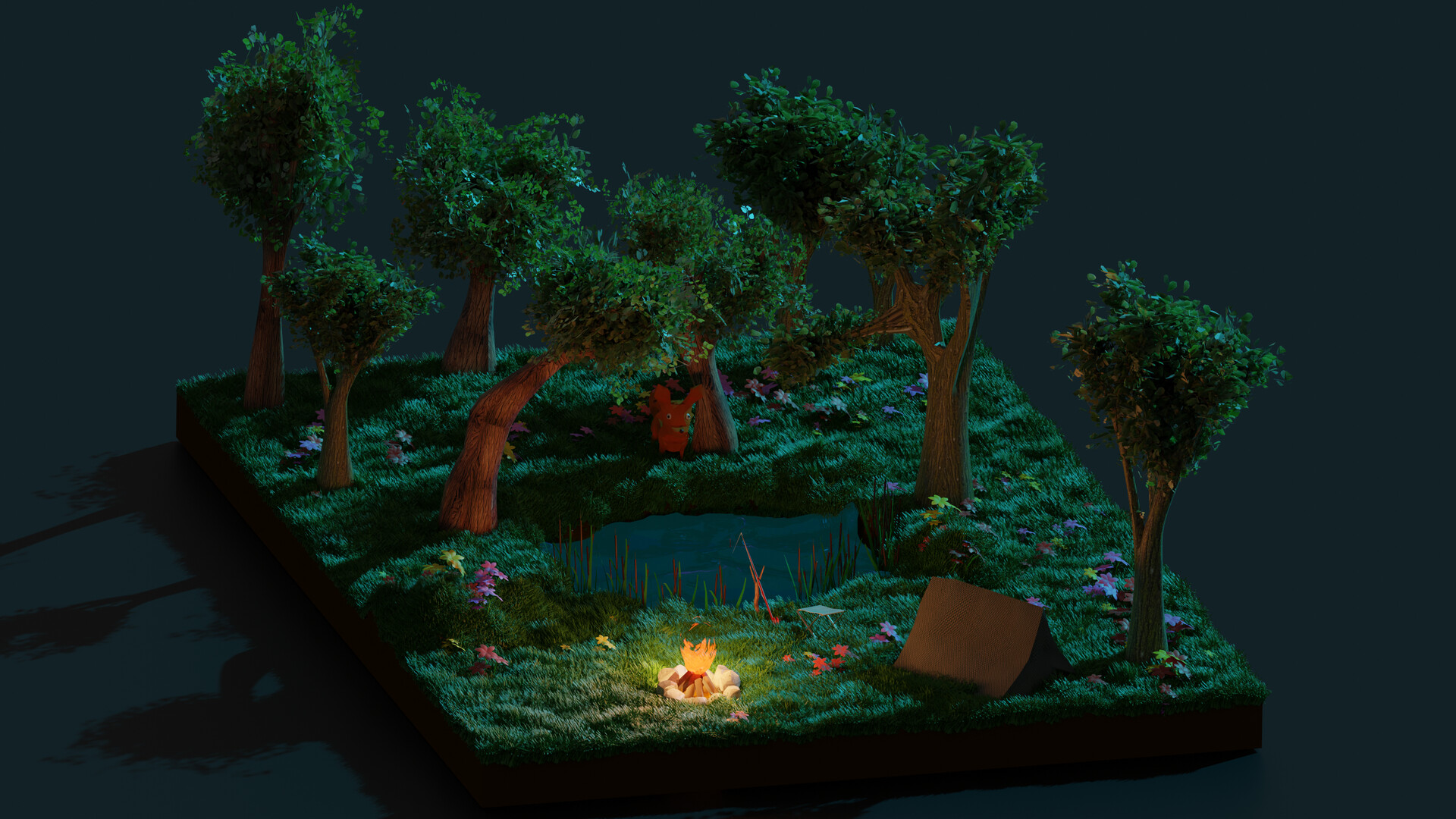 ArtStation - Forest chill